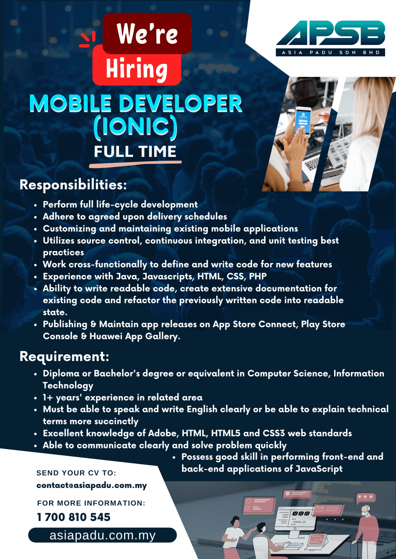 Career - Asia Padu Sdn Bhd